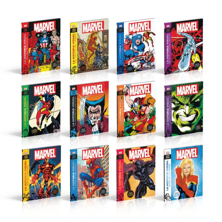 Serie Completa Marvel La Historia Visual - Coleccionables Madreditorial