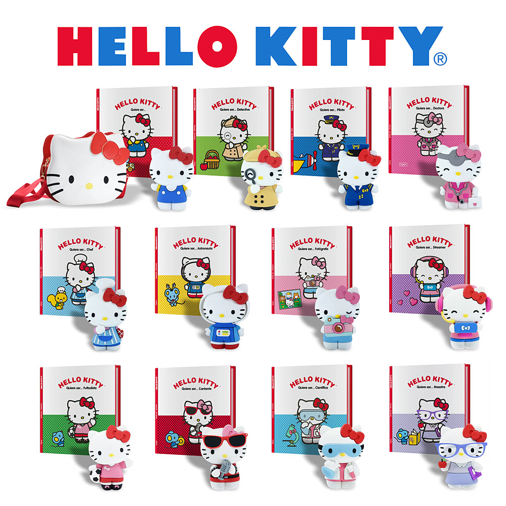 Colección Completa Hello Kitty Quiere ser... - Coleccionables Madreditorial